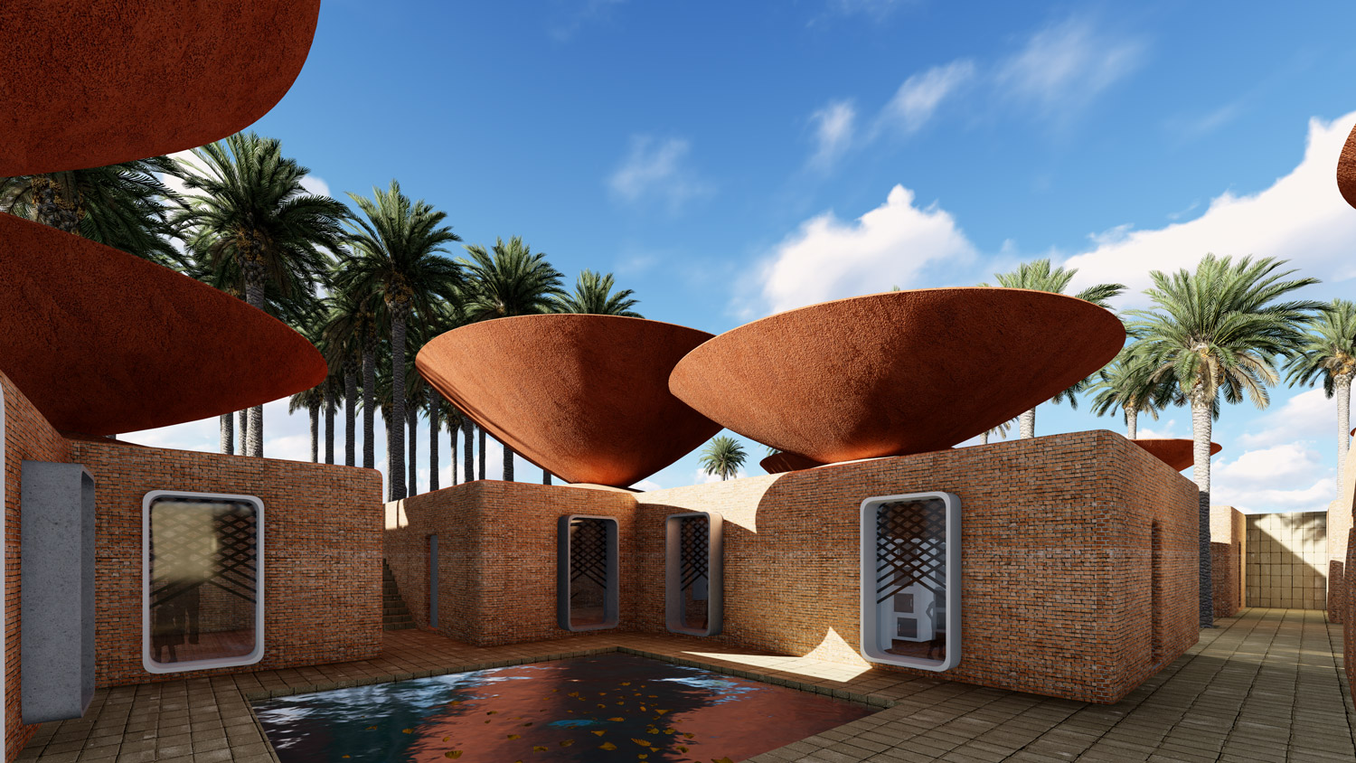 Bowl Shaped Roofs Collect Rainwater in Iran - What Design Can Do