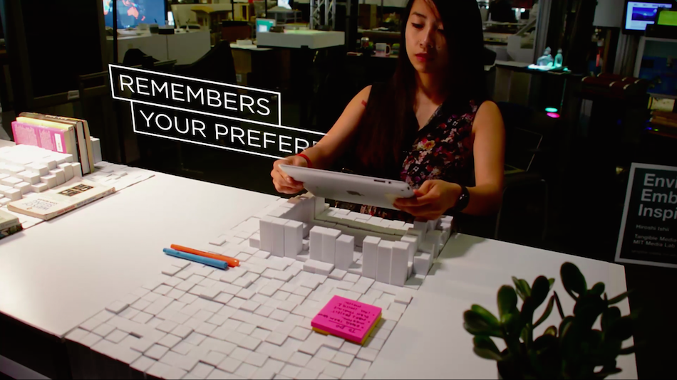 Shape-changing desk thinks with you - What Design Can Do